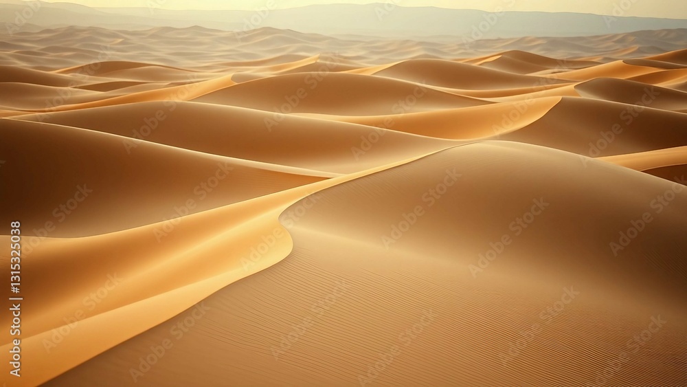 Realistics enduring allure of undulating sand dunes capturing their ...