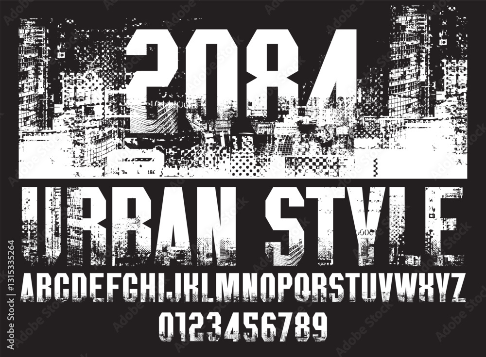 Heavy chopped simple cursive font on the theme of urbanism, movement ...