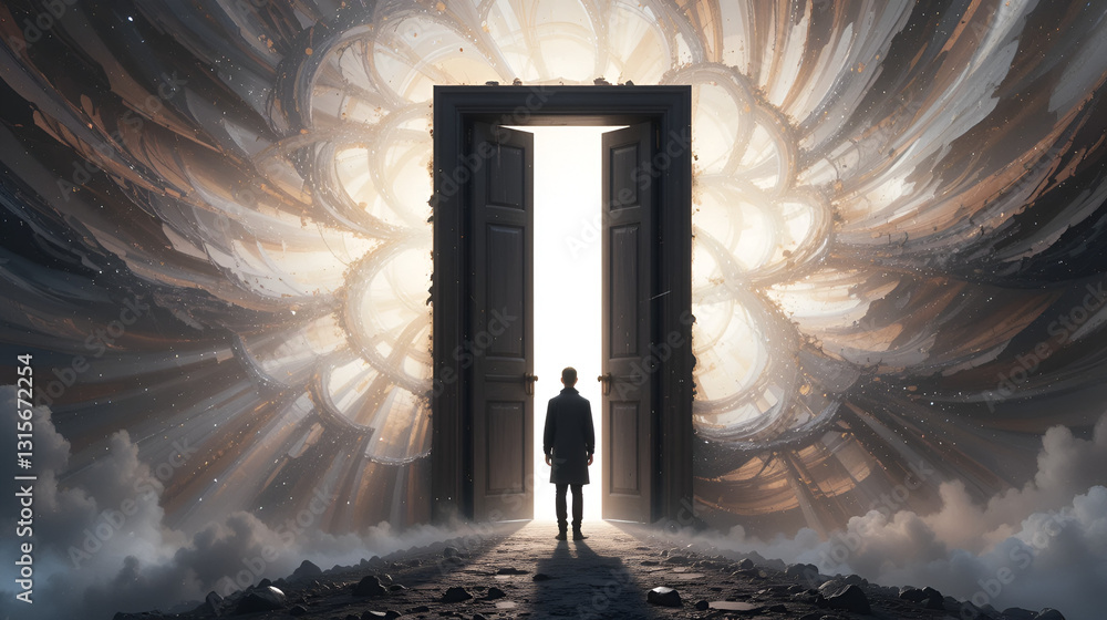 Silhouette, Person, Bright Doorway, Life After Death, Spirituality ...