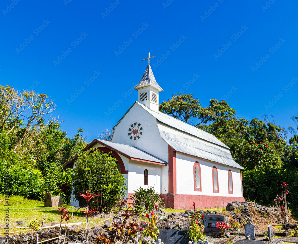 Historic St. Gabriel Mission Church Also Known as The Coral Miracle ...