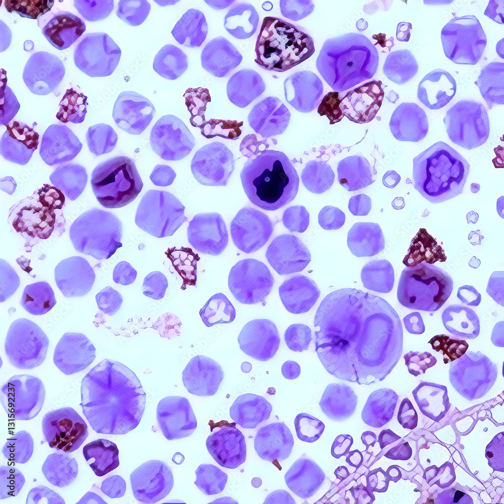 Photomicrograph of a basal cell (monomorphic) adenoma, of salivary ...