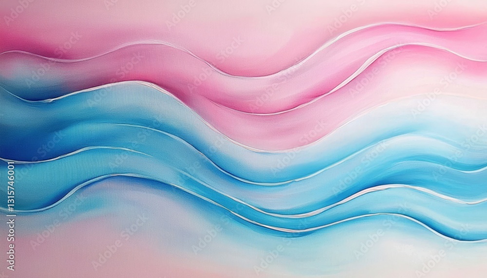 Wavy ink lines create a fairytale background that inspires imagination ...