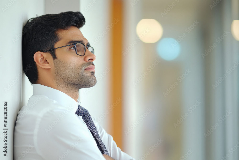 indian man in office attire looking deflated after a failed job ...