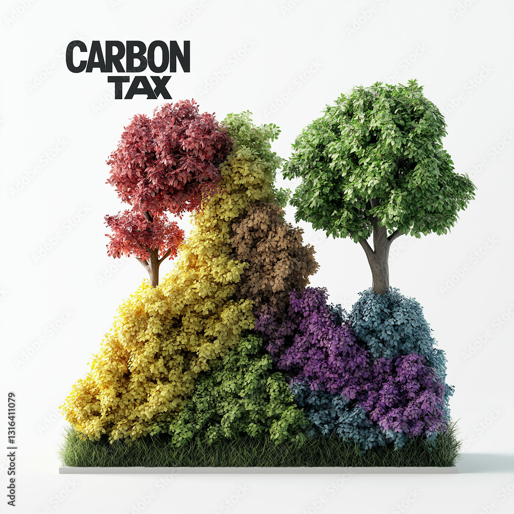 Carbon tax climate change decarbonization. CO₂ tax. Pollution pricing ...