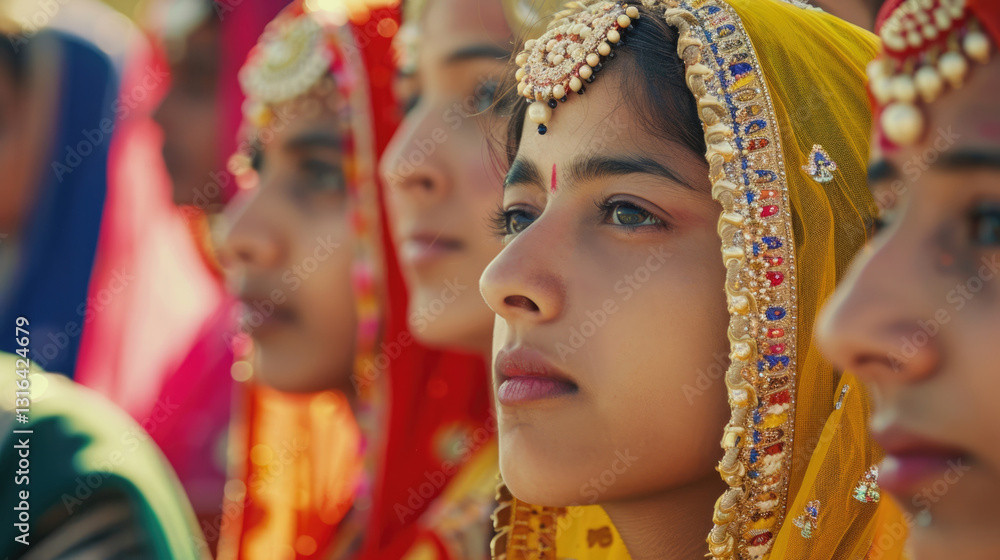 celebration of the Sikh New Year, Baisakhi, Vaisakhi, beautiful young ...
