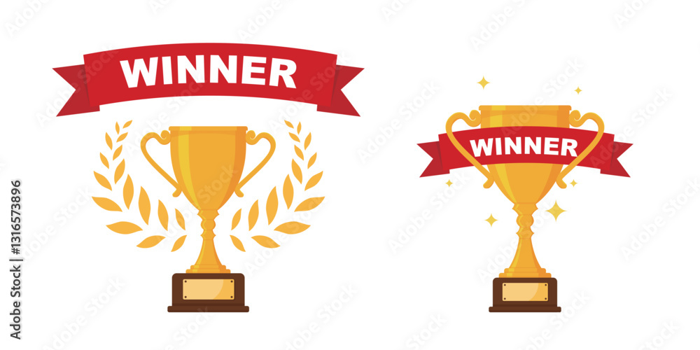 Best champions cup trophy vector design. Champion cup winner trophy ...