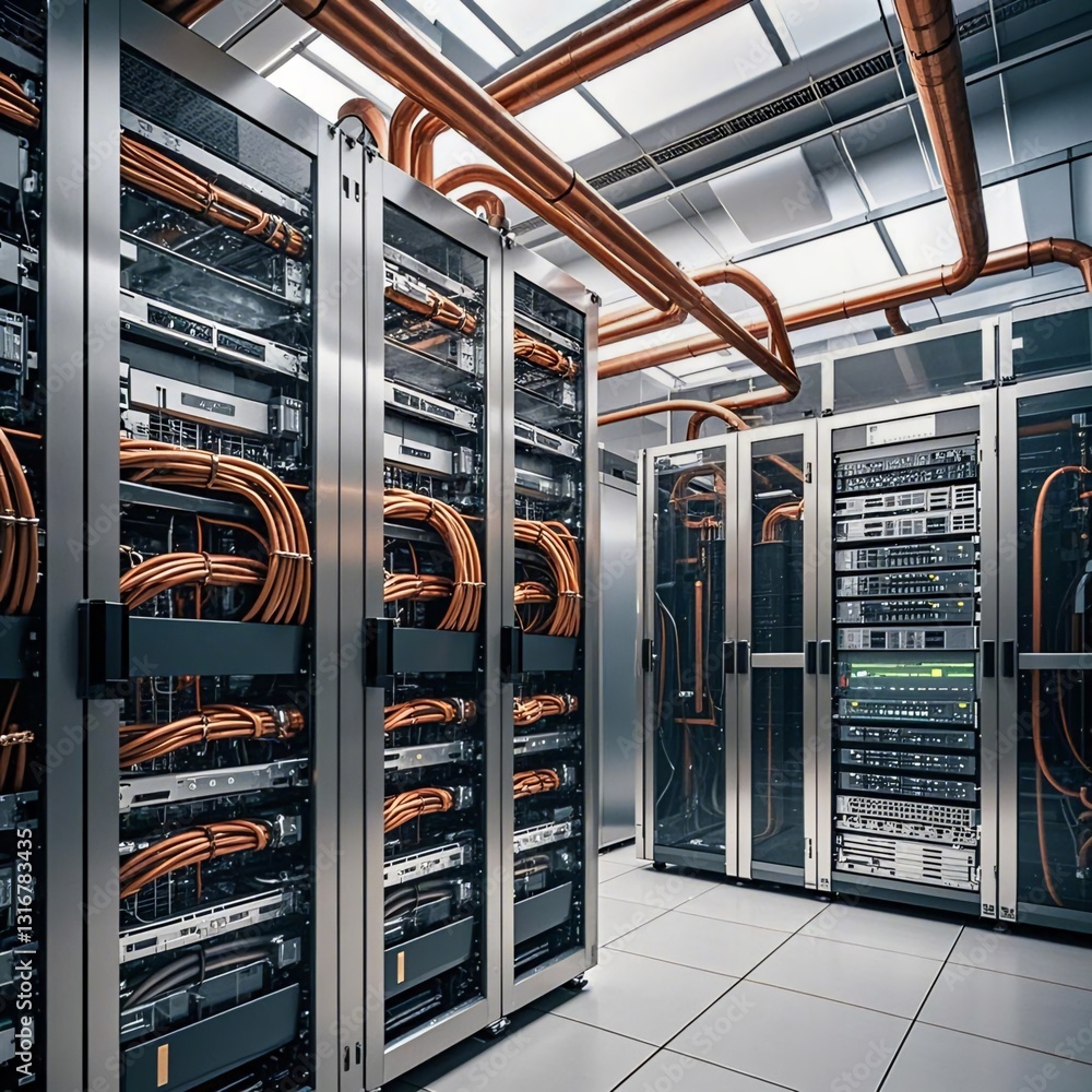 Data center, storage, cooling system, AI, control tower, high-end ...