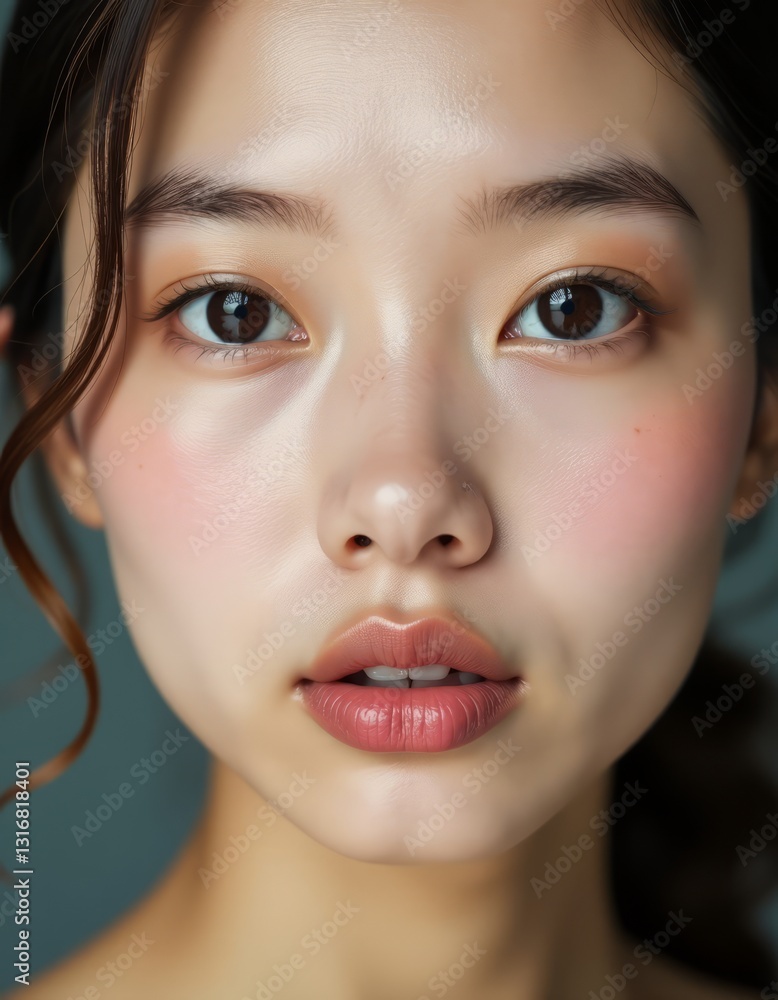 Retouched image to show before and after treatment spot melasma ...