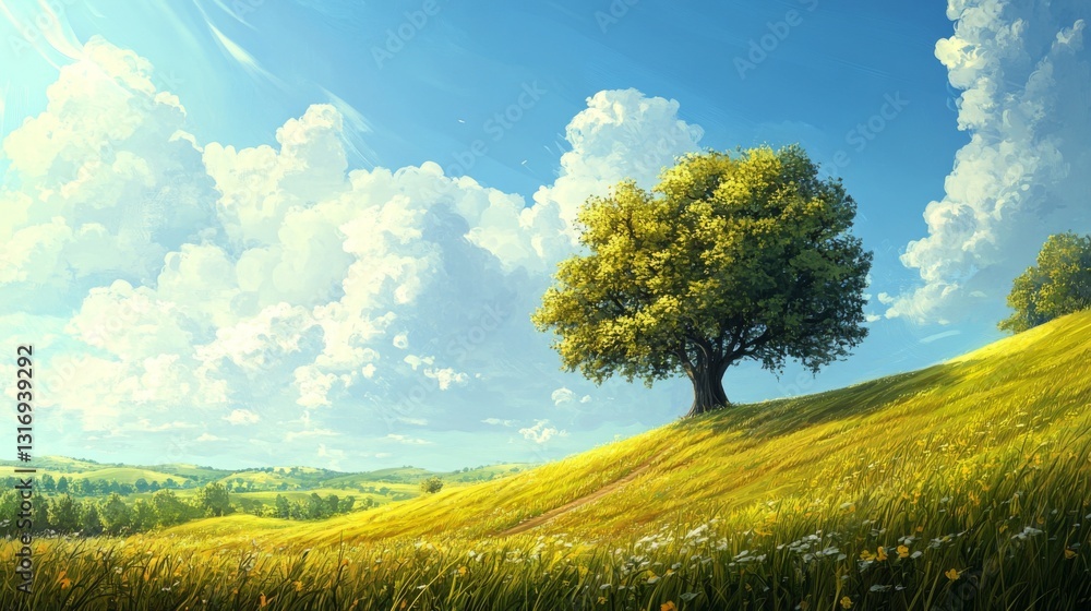 Create prompts for stock photos related to d illustration technology ...