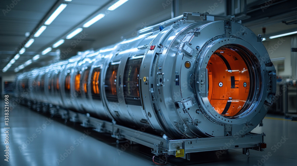 Physics-based space science lab conducting high-energy particle ...