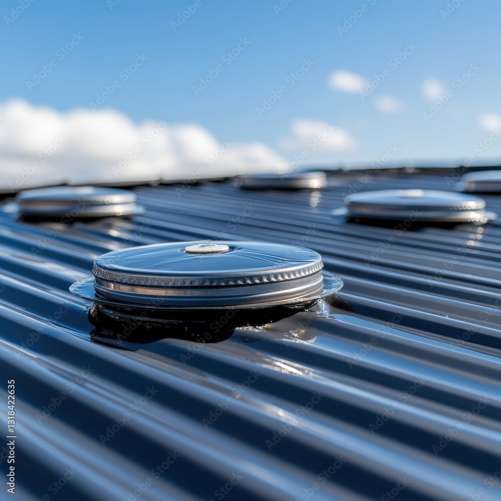 Roof with rainwater harvesting system designed to collect water ...