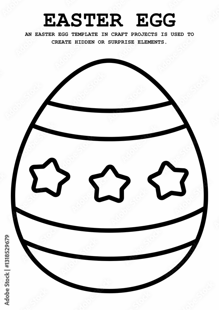 Download and print Easter egg templates for crafts and coloring ...