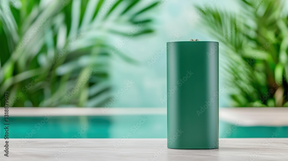 Battery Sustainable Materials Concept, Eco-Friendly Biodegradable ...
