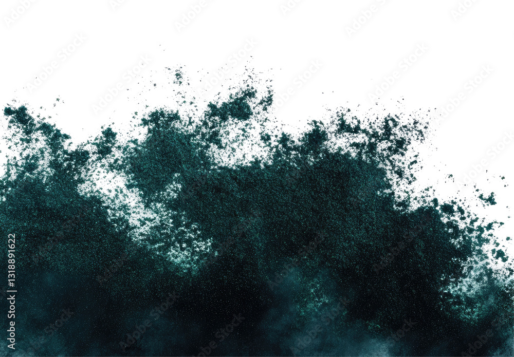 Ocean wave splash, transparent background, powerful surge, graphic ...