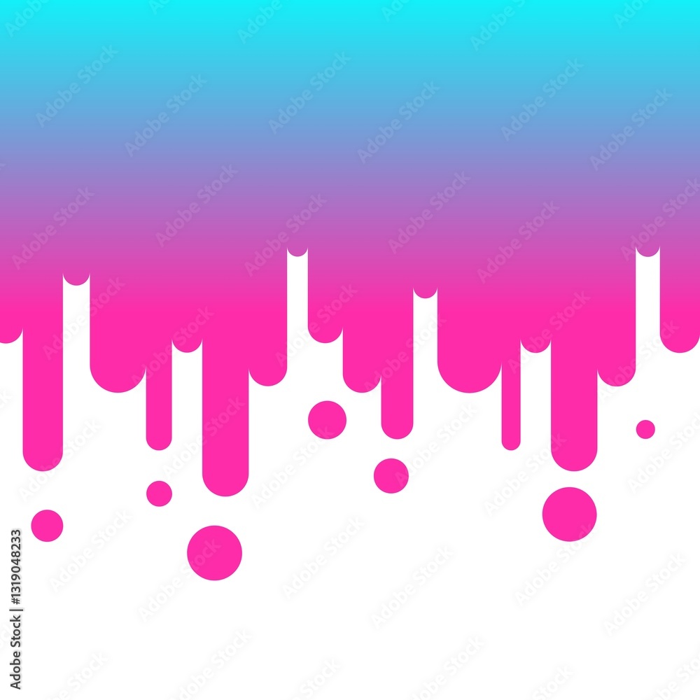 abstract dripping pattern with a gradient background, transitioning ...