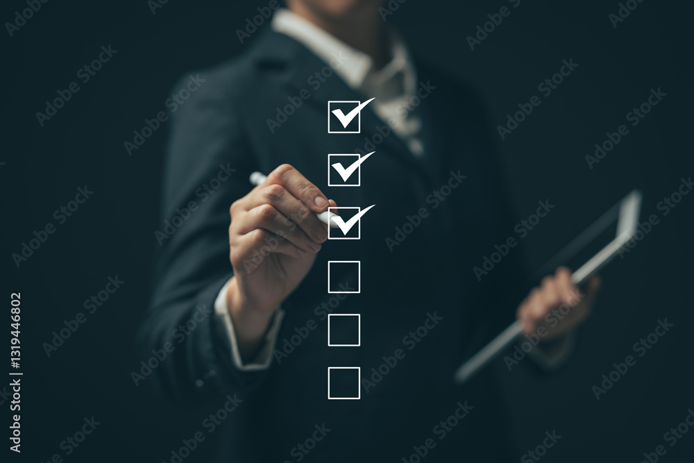 Reviewing and completing online survey forms document management system ...