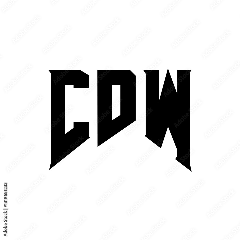 Vector de Stock CDW letter logo design for technology company. CDW logo ...