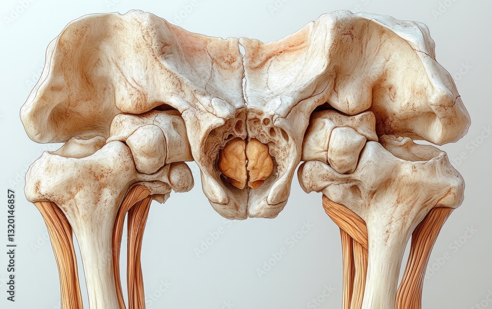 Knee Joint Anatomy Labeled Detailed Diagram of Ligaments Tendons Bones ...