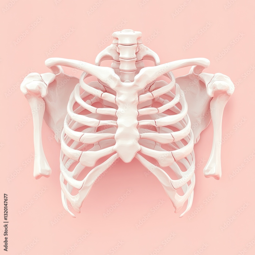 Anatomy of the Human Shoulder Bones in Scapular Dyskinesis Labeled ...