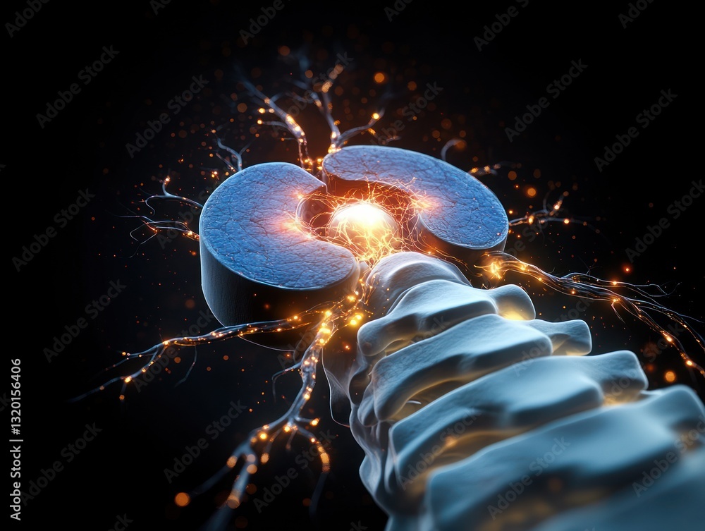 Herniated Disc Lumbar Spine Intervertebral Disc Prolapse Nucleus ...