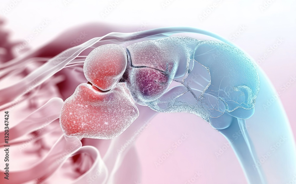 Frozen Shoulder Anatomy and Treatment Illustration Surgical Anatomy ...