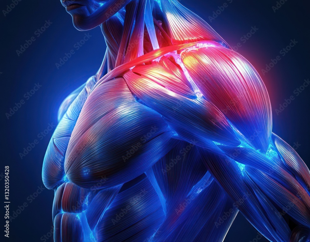 Стоковая иллюстрация «Shoulder Pain Joint Issues Arthritis Frozen ...
