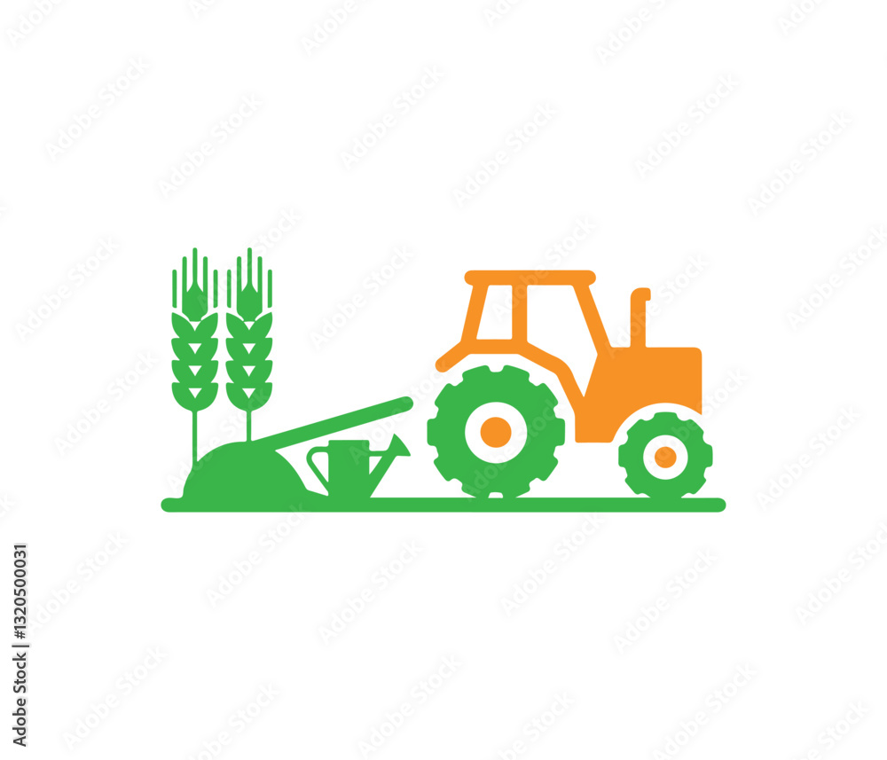 Simple, Clean Vector Graphic of Agriculture.. agriculture, agronomy ...