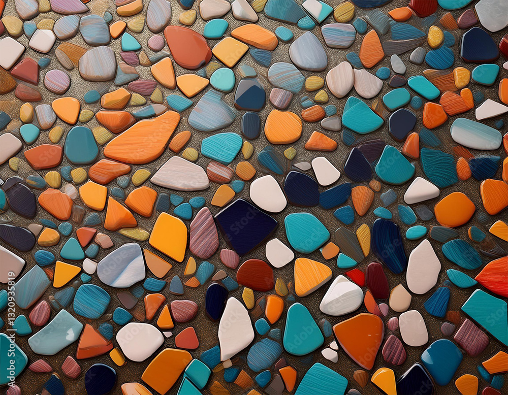 high resolution terrazzo floor texture with multicolored chips modern ...