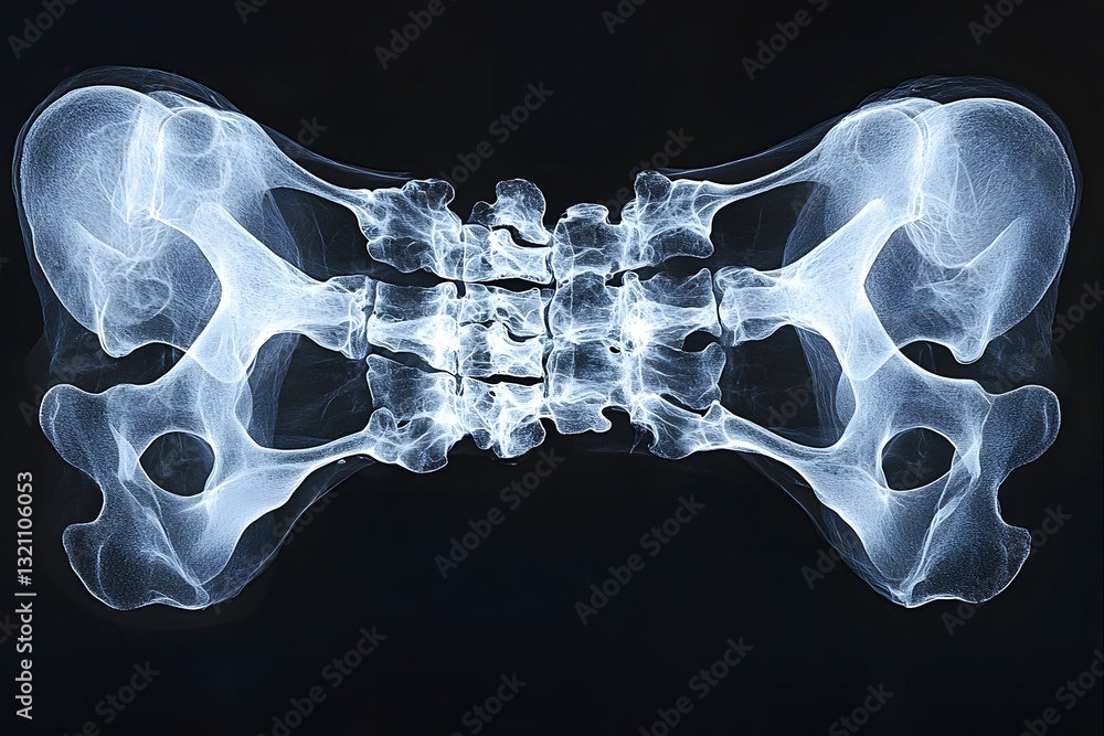 Detailed X Ray of Multiple Rib Fractures Revealing Skeletal Structure ...