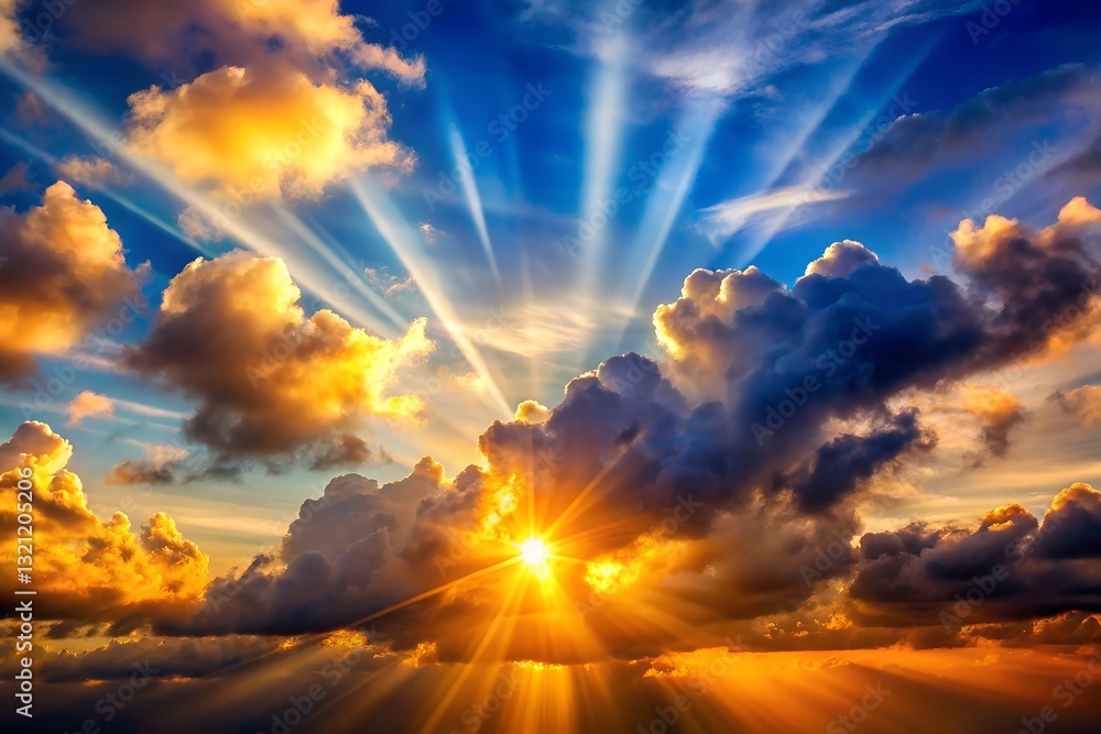 Foto de Stock Sky Sun Clouds Copy Space milkyhexddway Backgrounds for ...