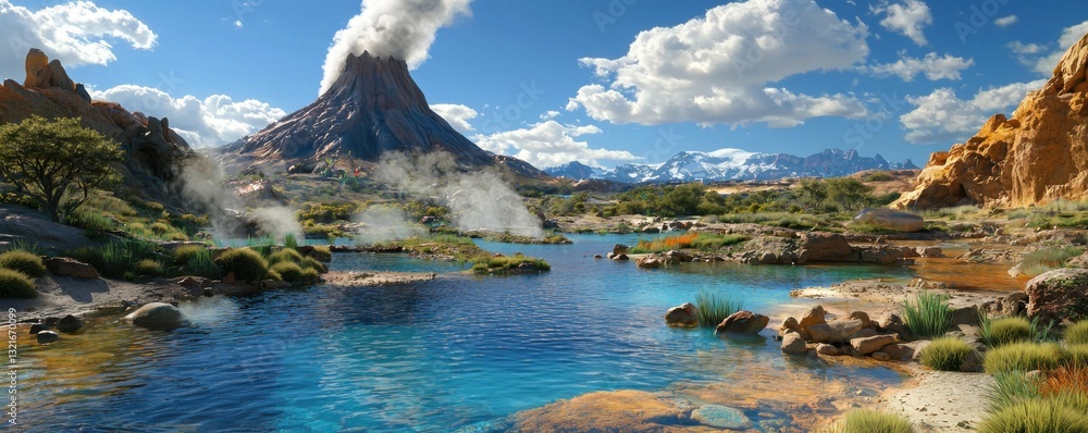 Stock-Foto „Embark on a breathtaking wilderness adventure with a ...
