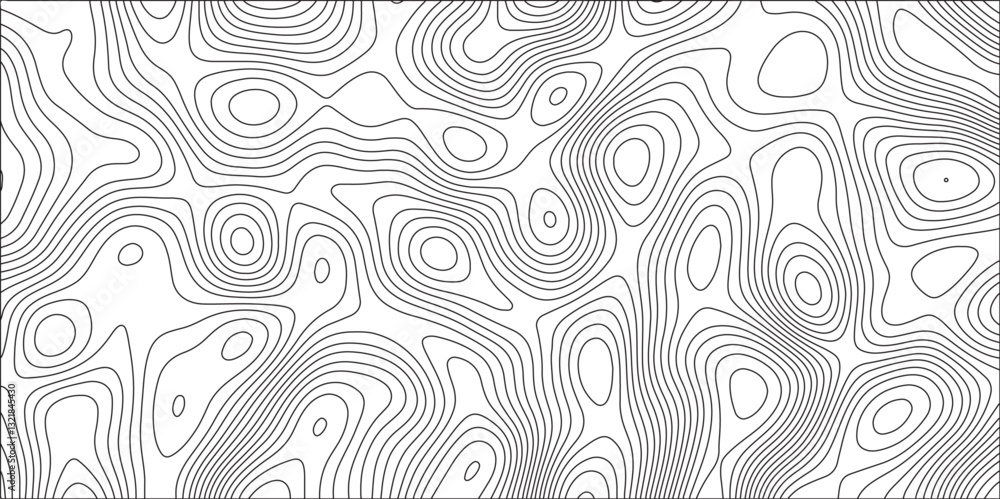 Topographic map background geographic line map with elevation ...