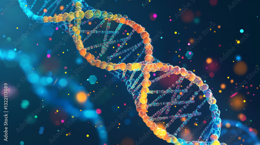 Dna test infographic. Genome sequence map, chromosome architecture and ...