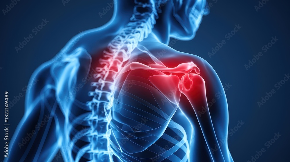 Shoulder Pain: Anatomy of an Aching Shoulder Joint, 3D Medical ...
