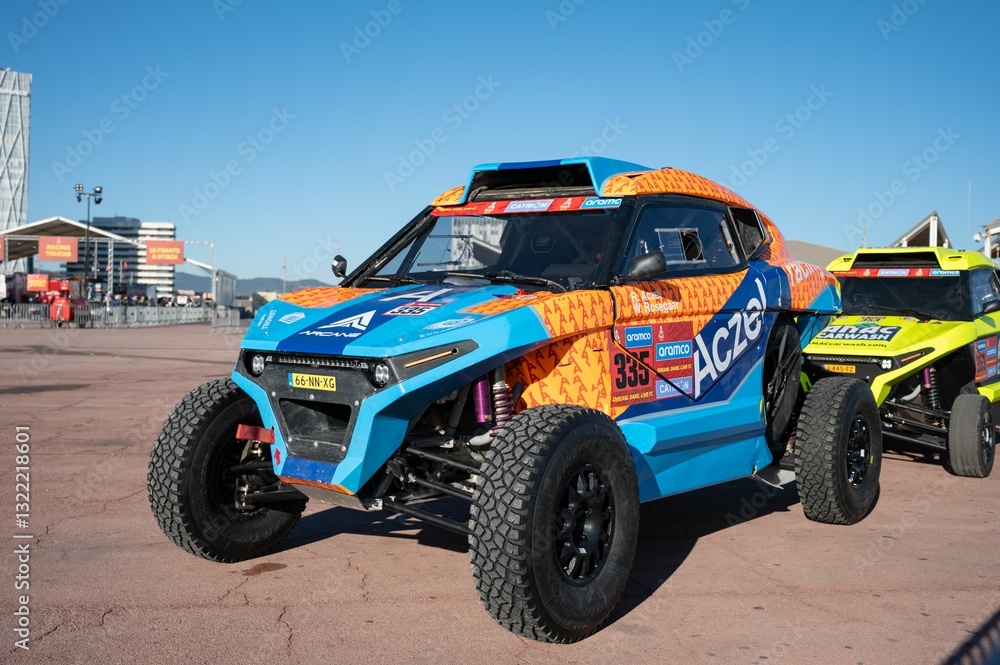 UTV Arcane in the technical verifications of vehicles of the Dakar 2025 ...