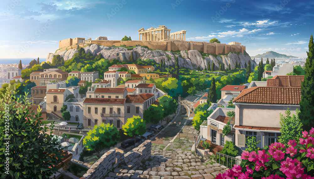 Athens, Greece, a blend of ancient history and modern life, features ...