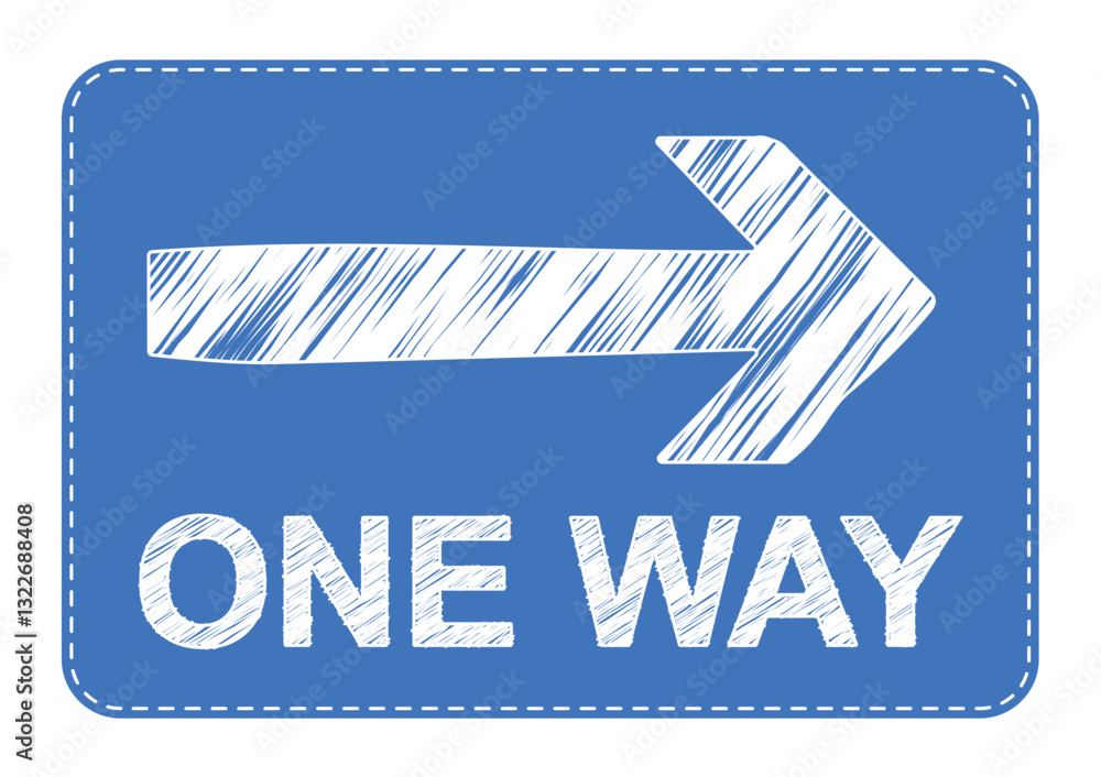 One way traffic sign icon clipart. One way right arrow symbol clip art ...