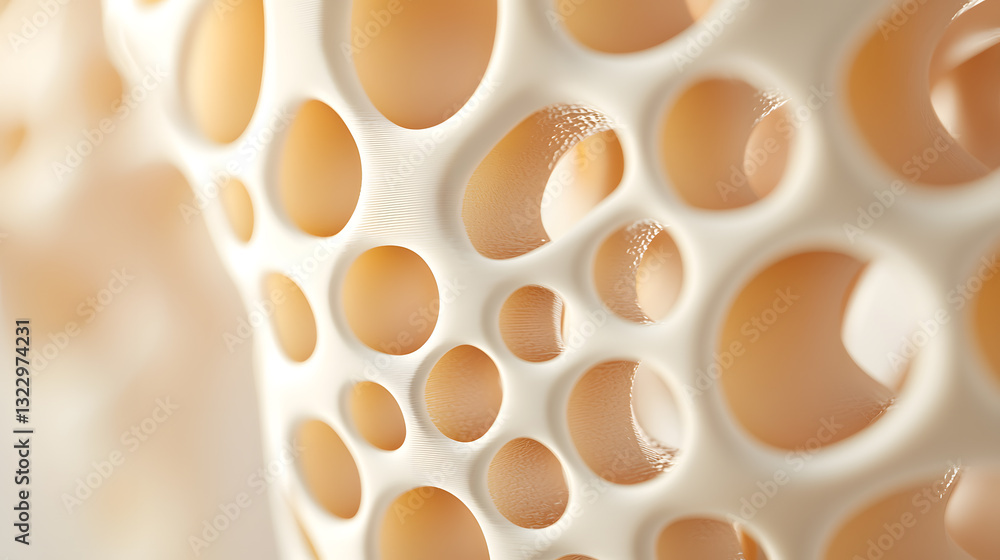 human bone microstructure for bone medical media. 3D-printed bone graft ...