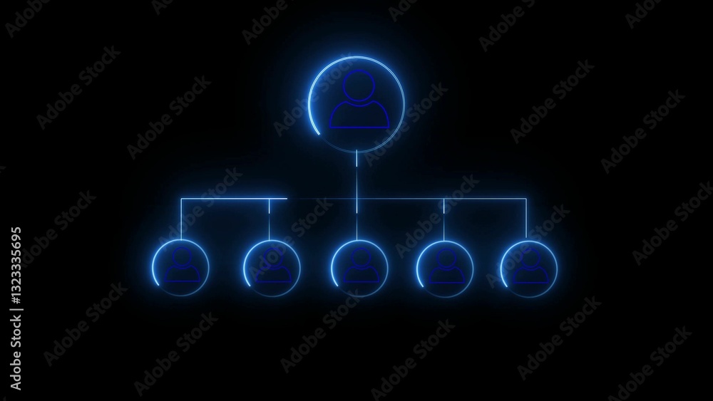 image on networking area communication a hierarchical structure ...