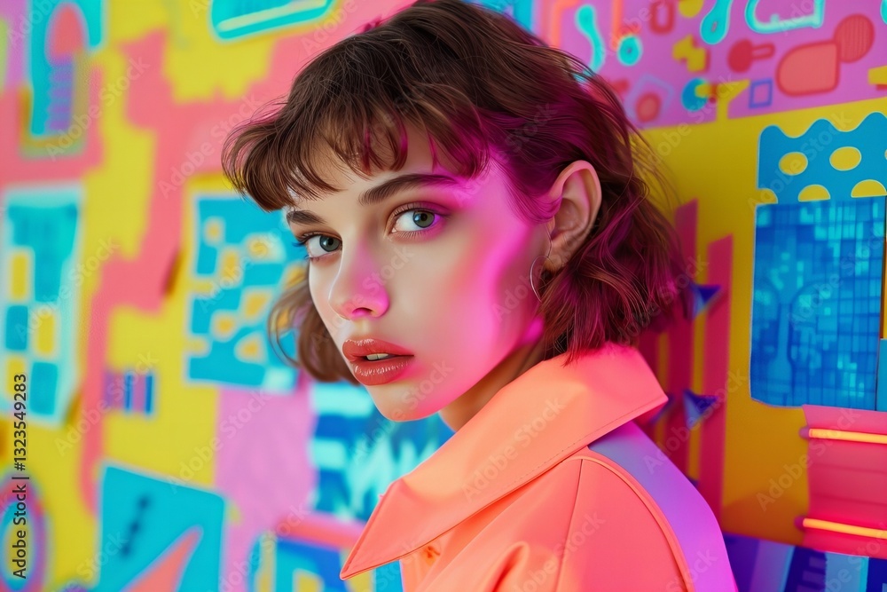 VHS-Inspired Photoshoot: A Retro Exploration of Glitchy, Pixelated ...