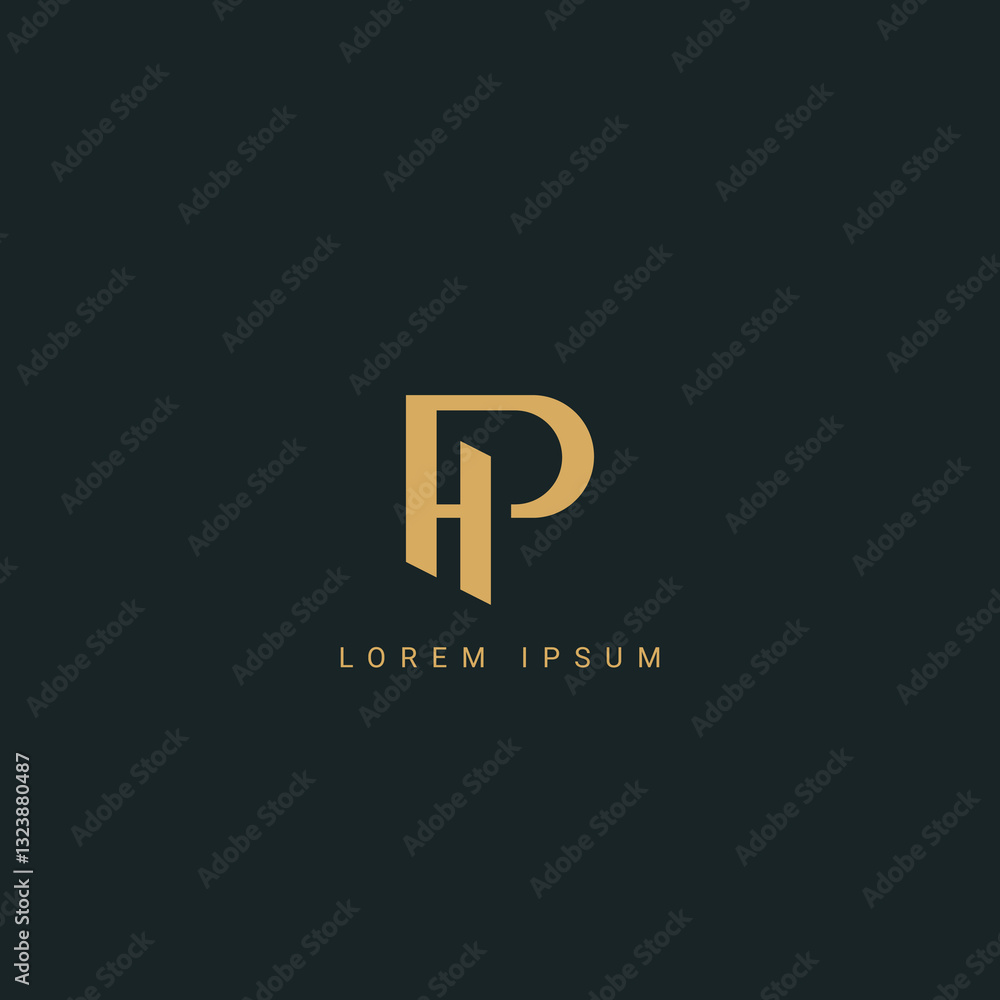 PH Alphabet letters Initials Monogram logo HP, P and H Stock Vector ...