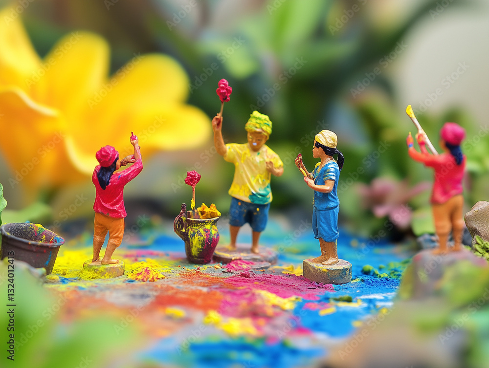 Celebrate the vibrant spirit of Holi with stunning AI-generated images ...