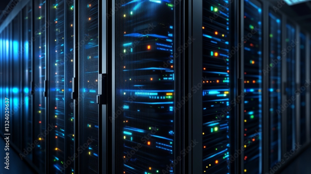 Server room powering the digital age look inside modern data centers ...