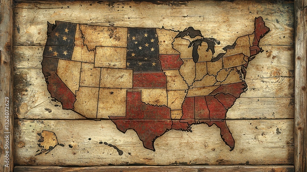 Detailed map of the united states highlighting major cities and regions ...