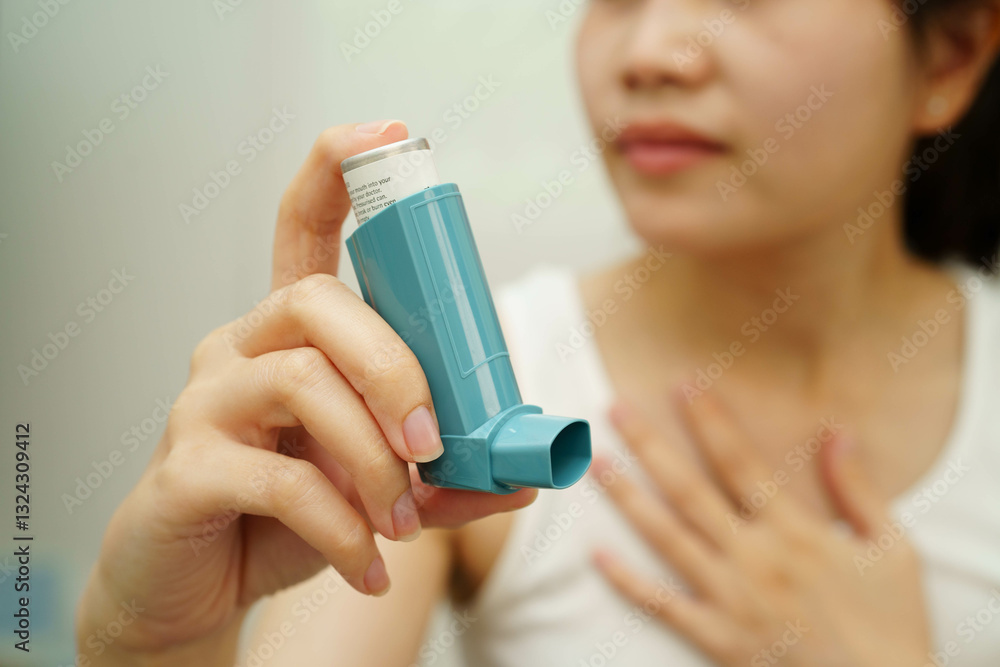 Asthma and chronic obstructive pulmonary disease COPD, Asian teenage ...