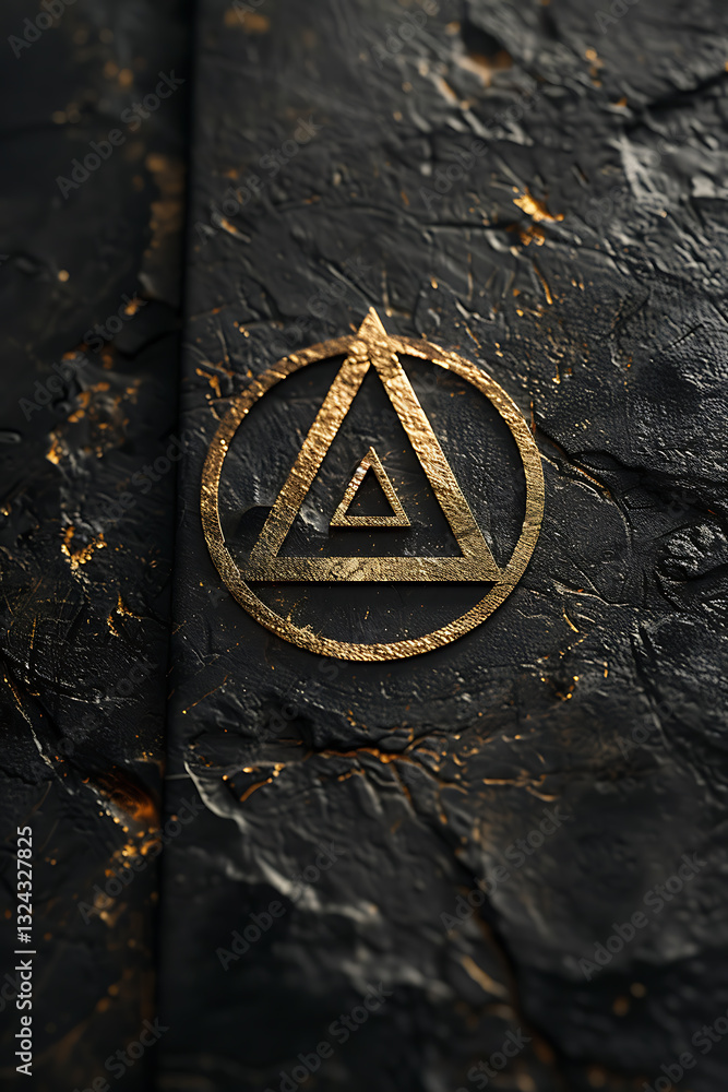 mystical alchemy, create a chic logo for a luxe collection with black ...