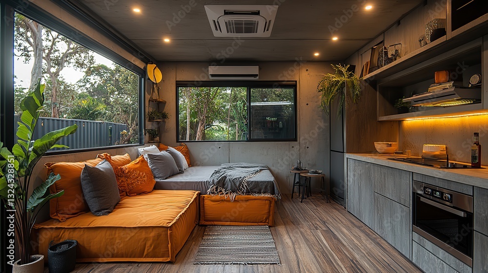 Tiny container house construction step-by-step transformation of a ...