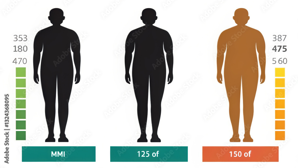 side by side comparison of three silhouettes representing different ...