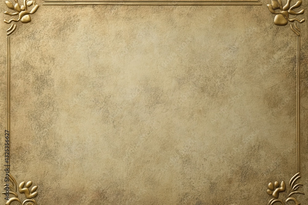 Elegant professional certificate background with embossed paw prints ...