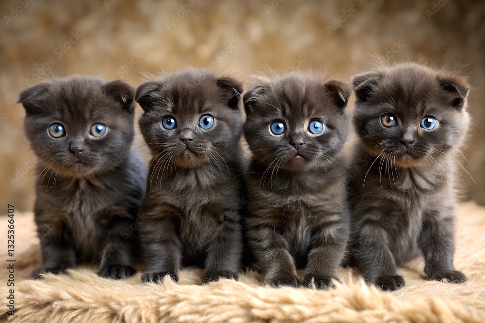 Black Kittens Scottish Fold Copy Space milkyhexddway Backgrounds for ...